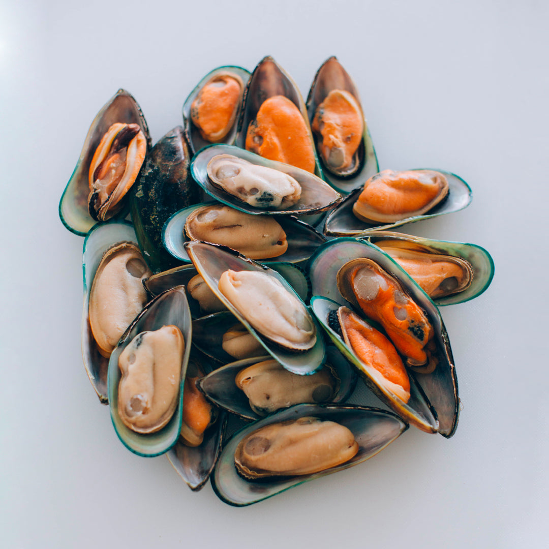 Sanford Half-Shell Green Mussels, Frozen - 907g – MoguShop